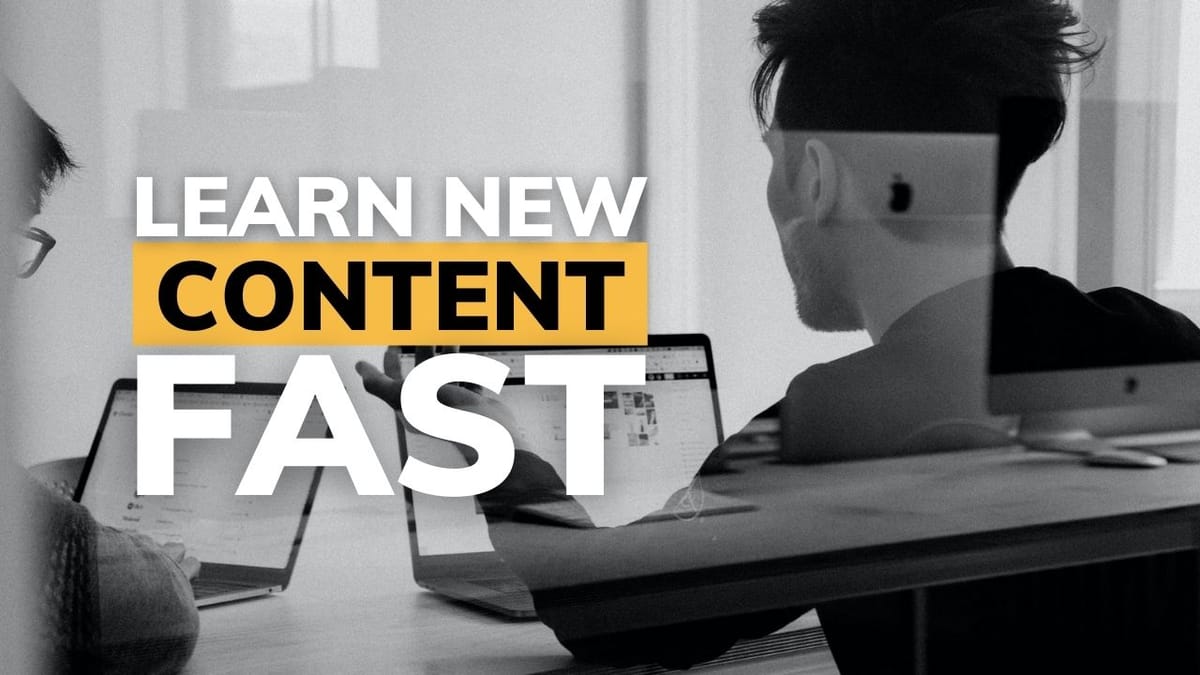 How To Learn NEW Content - Using Active Recall